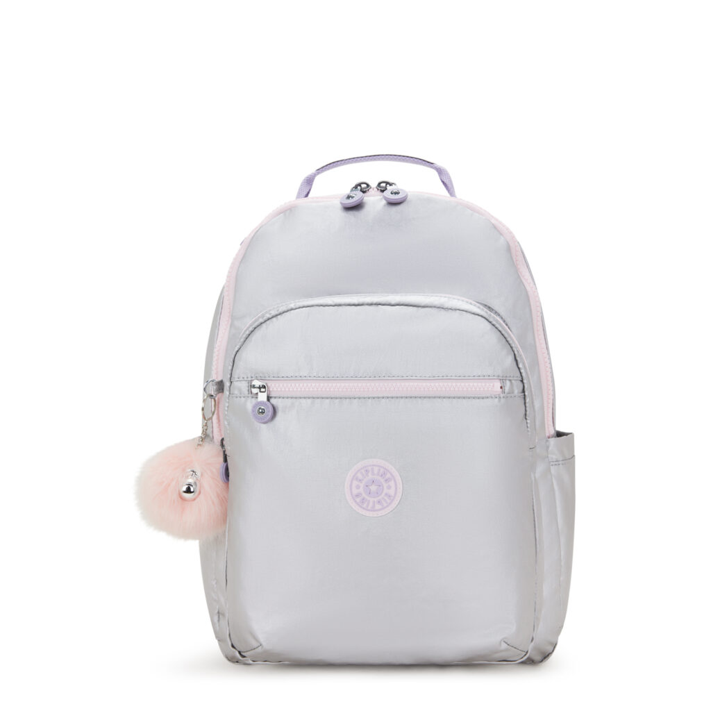กระเป๋าเป้ รุ่น SEOUL Silver Glow Met – Kipling Thailand Official