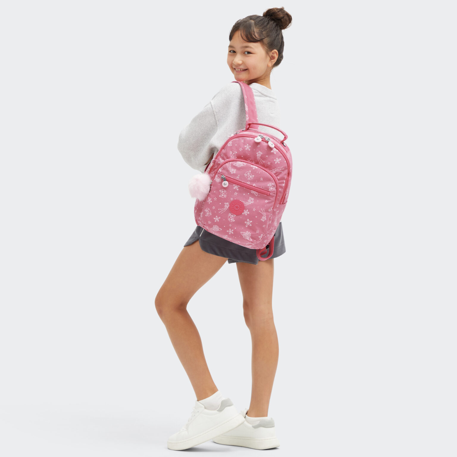 กระเป๋าเป้ รุ่น SEOUL S Glitter Cats – Kipling Thailand Official