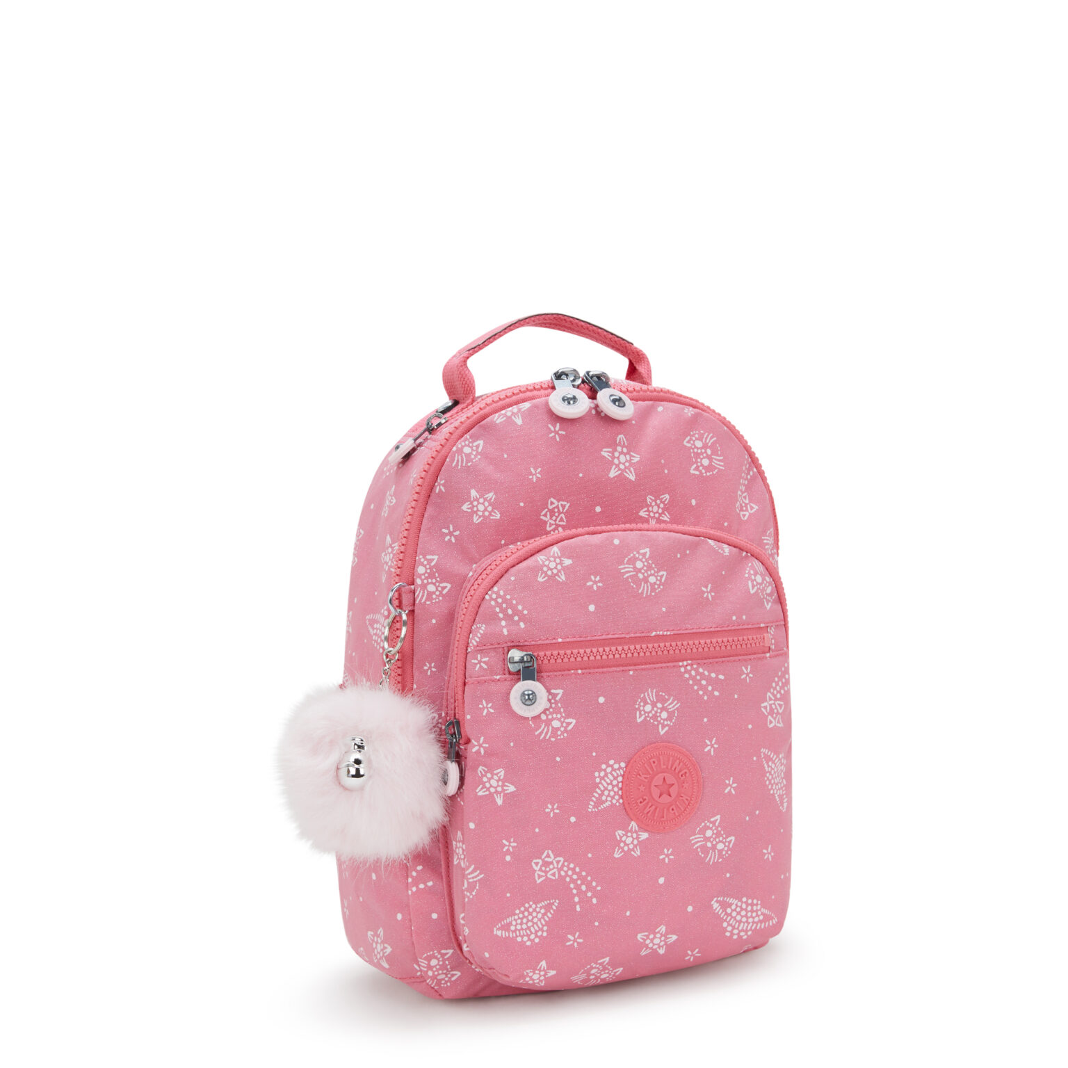 กระเป๋าเป้ รุ่น SEOUL S Glitter Cats – Kipling Thailand Official